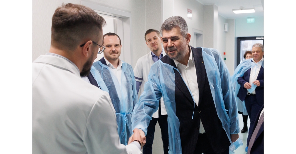 Vizita premierului Marcel Ciolacu la Spitalul județean de urgență Bihor ...