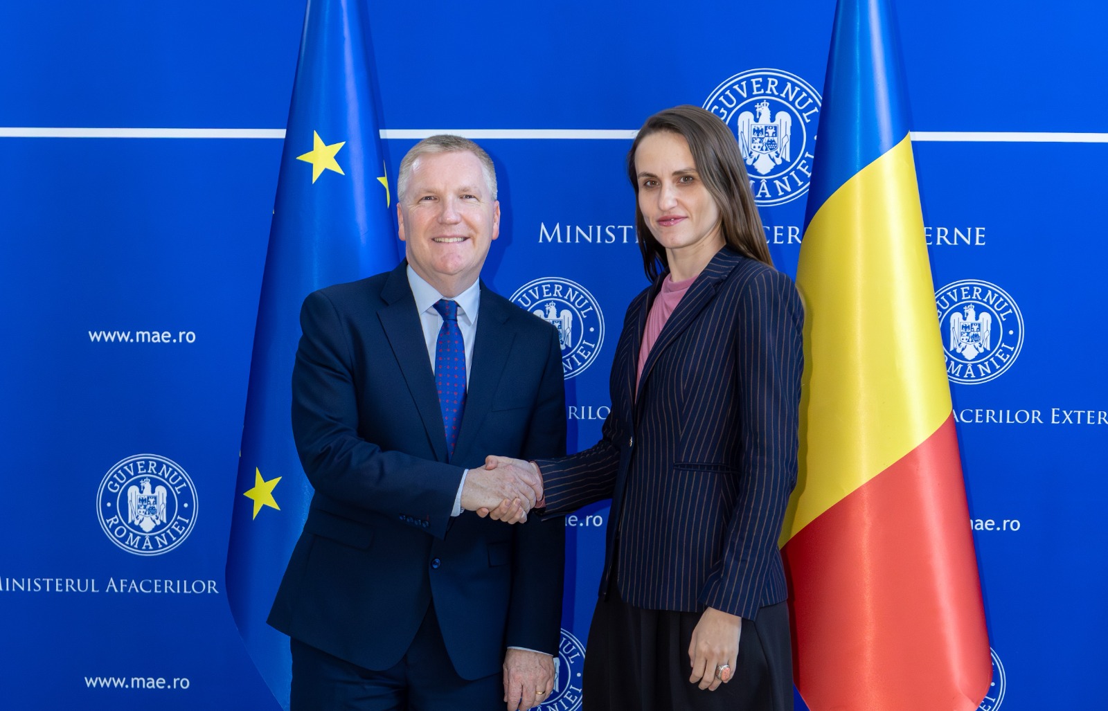 Ziarul News: Întrevederea ministrului afacerilor externe, Oana Țoiu, cu ...